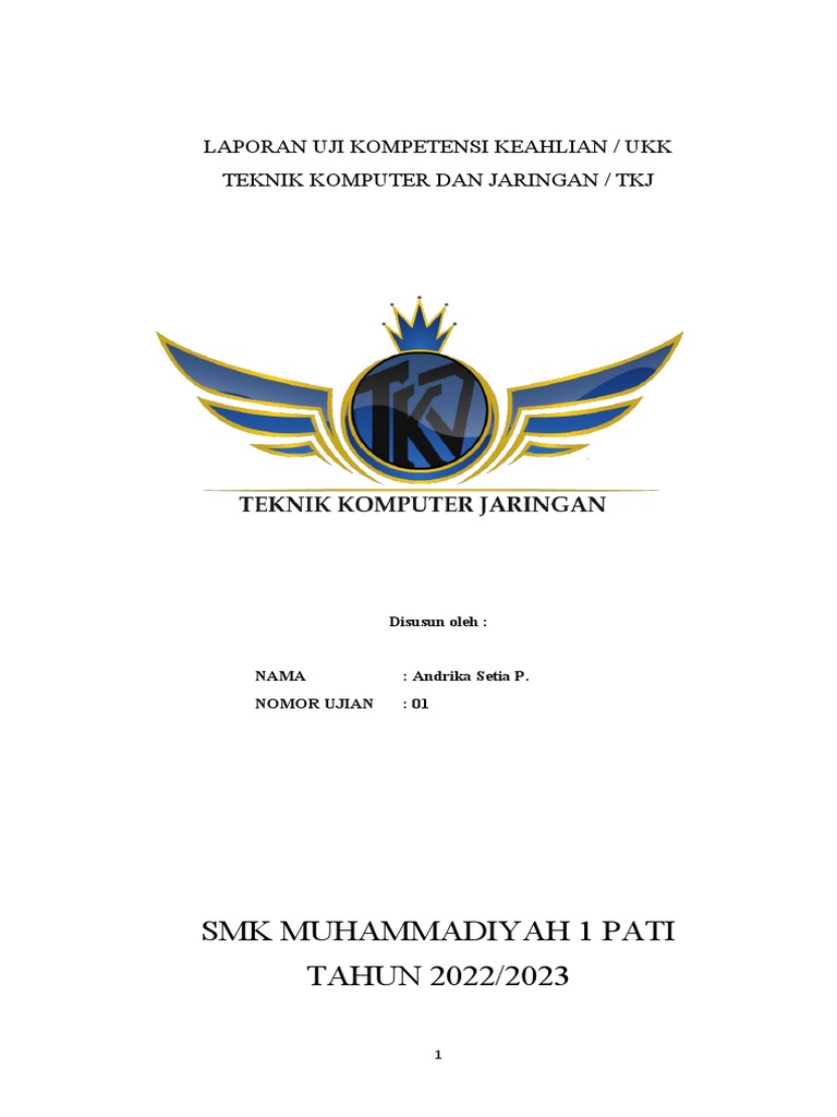 Revisi Laporan Ukk Paket 2 TKJ 2023 Andrika | PDF