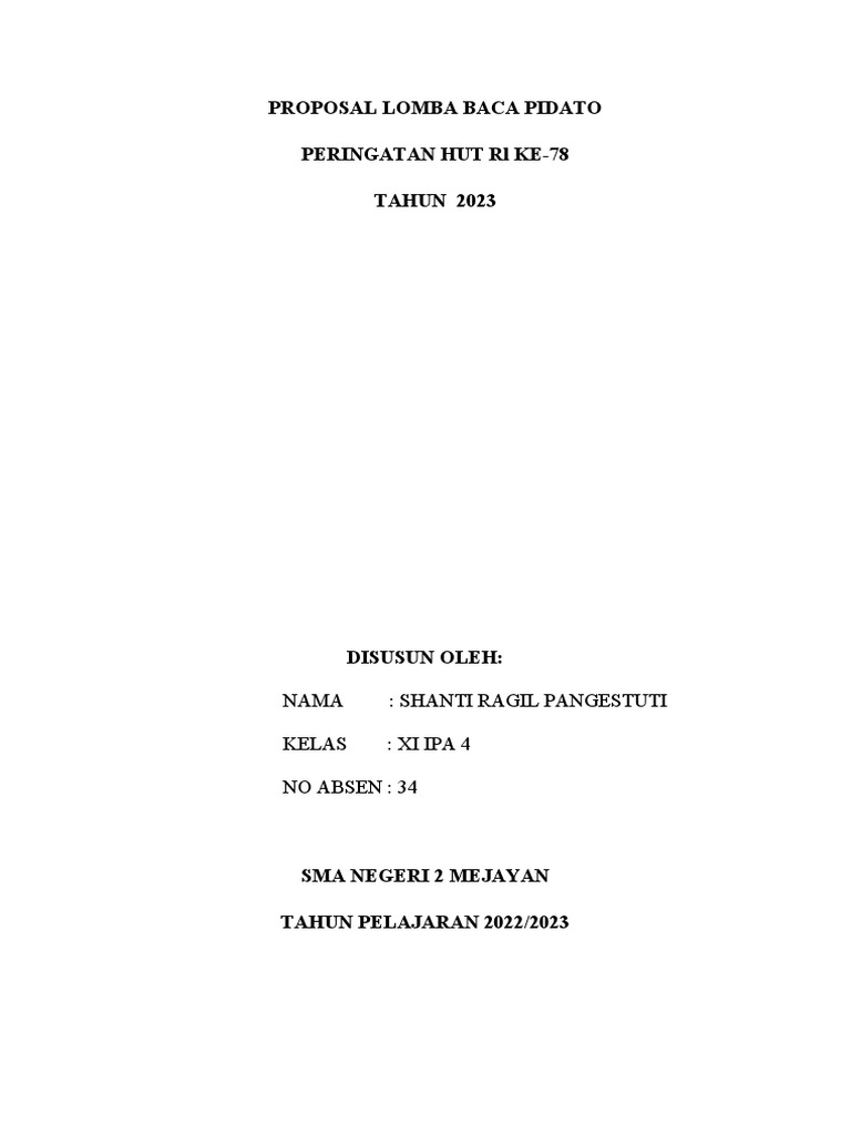 Proposal Lomba-Wps Office | PDF