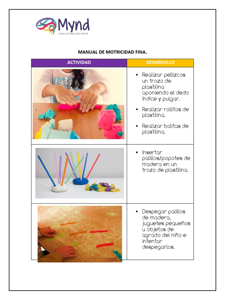Manual de Motricidad Fina | PDF