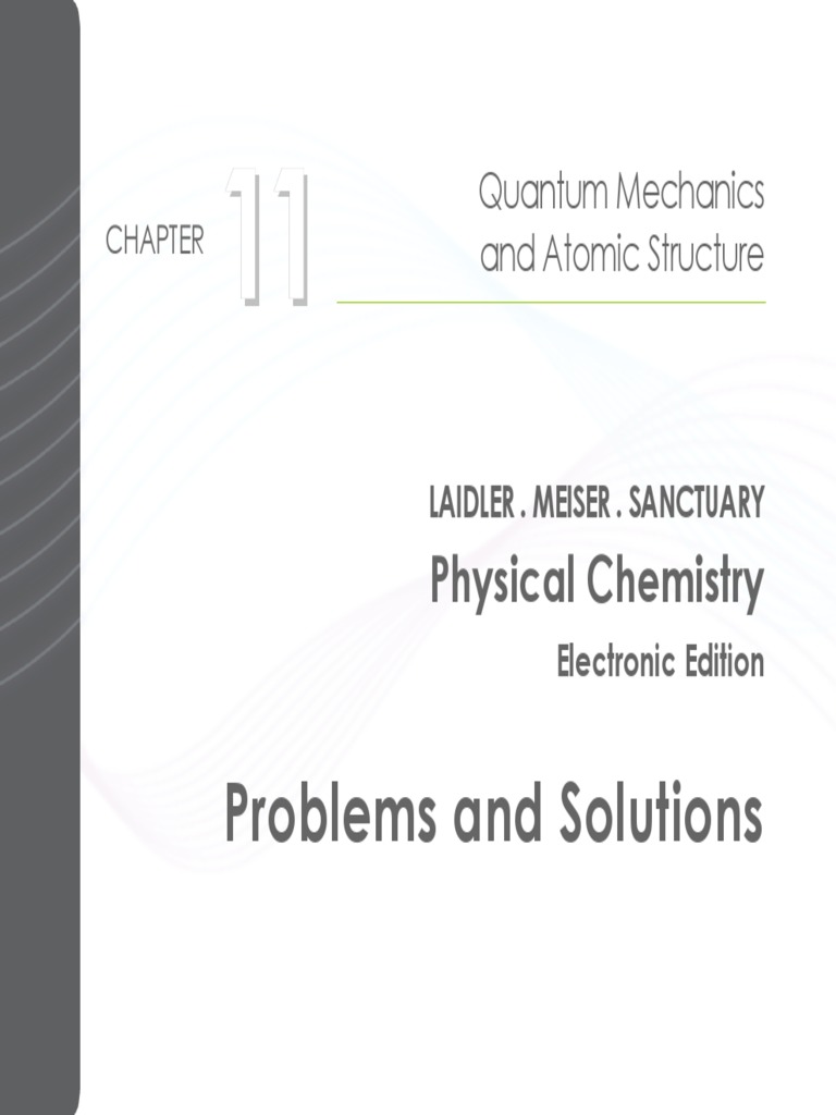 Chapter 11 Quantum and Atomic Structure | PDF | Electron | Atoms