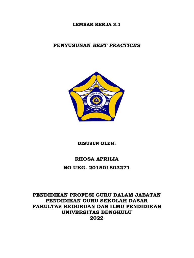 Contoh Laporan Best Practice | PDF
