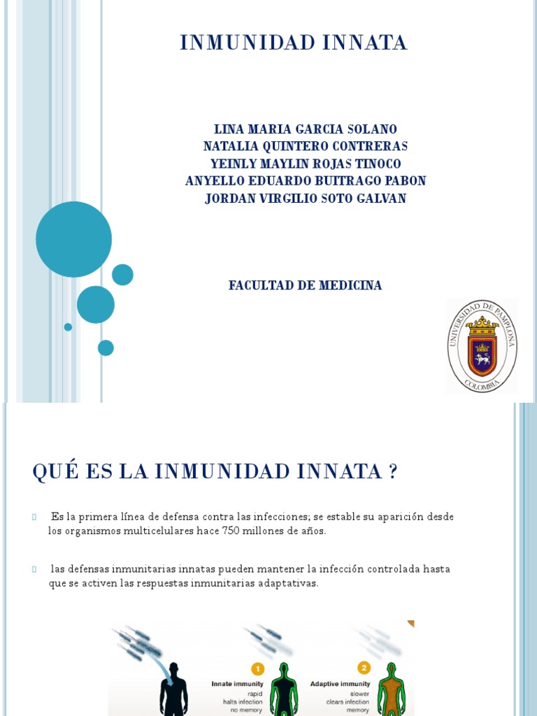 Inmunidad Innata | PDF | Inmunología | Biotecnología