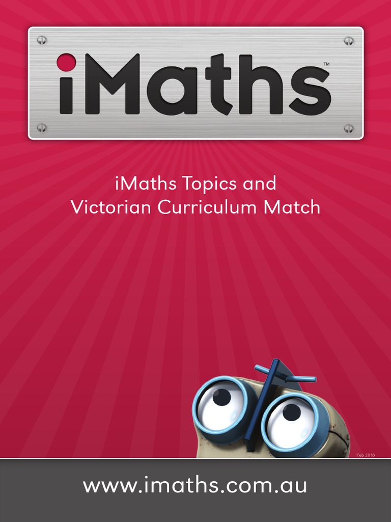 Imaths Topics and Victorian Curriculum Match | PDF | Multiplication ...
