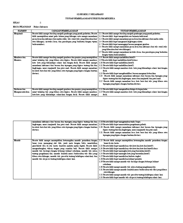 TP Bahasa Indonesia | PDF