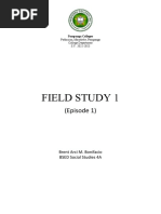 The School Environment: Field Study 1 | PDF | Classroom | Learning