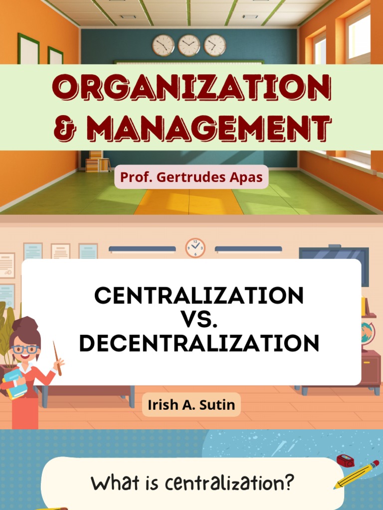 Organization and Management | PDF | Decentralization | Business