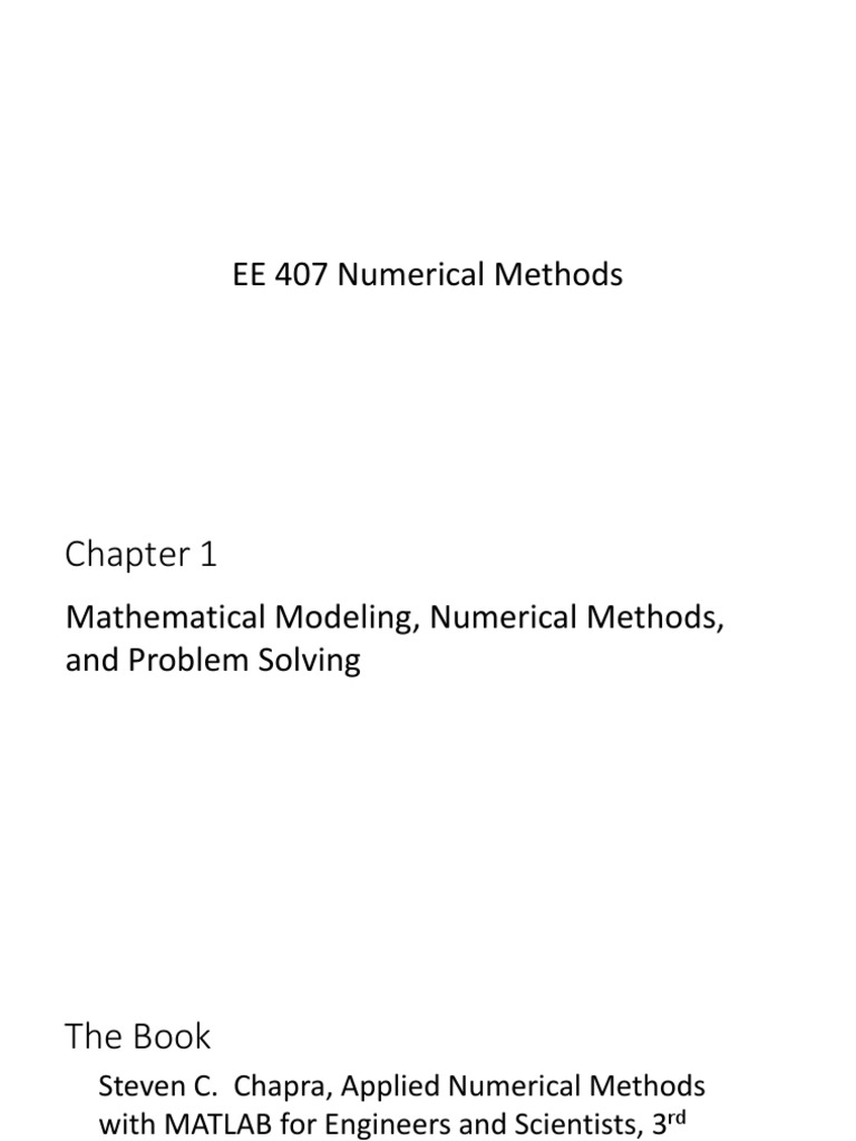 Chapter 1 | PDF | Numerical Analysis | Equations