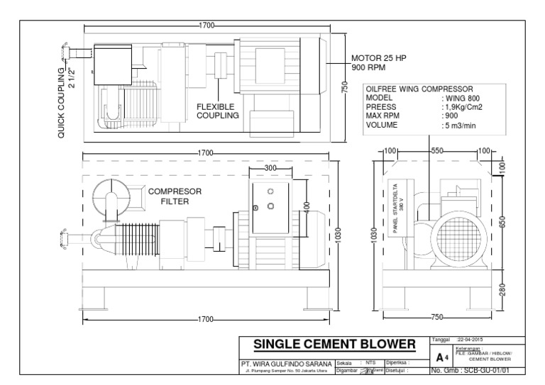 Compressor Hori Wing 800 | PDF | Gas Technologies | Machines