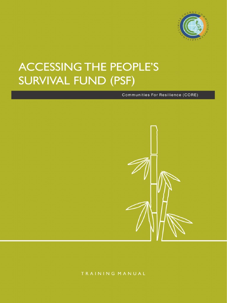 3 PSF | PDF | Disaster Risk Reduction | Climate Resilience