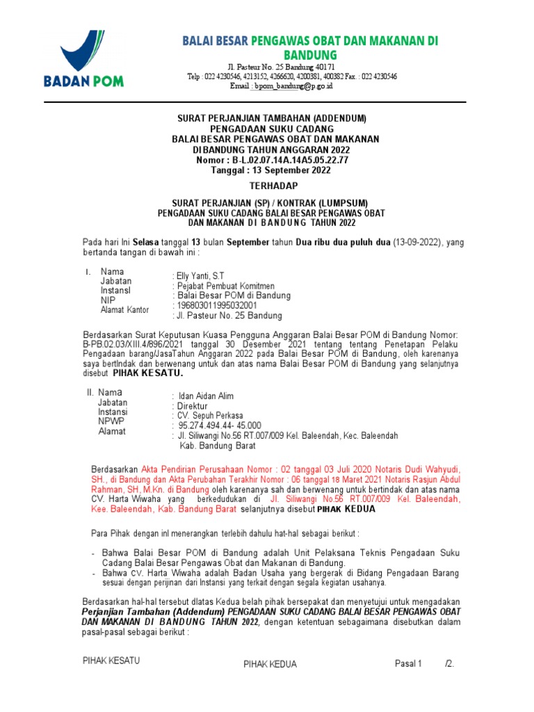 Addendum SP Rsab 100 | PDF