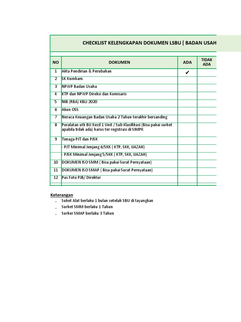 Form Isian Sbu | PDF