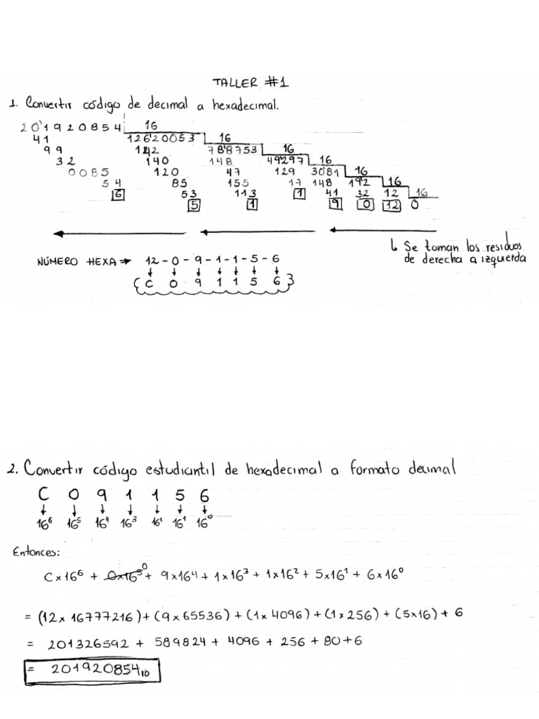 Taller 1 Algoritmos Y Programación Pdf