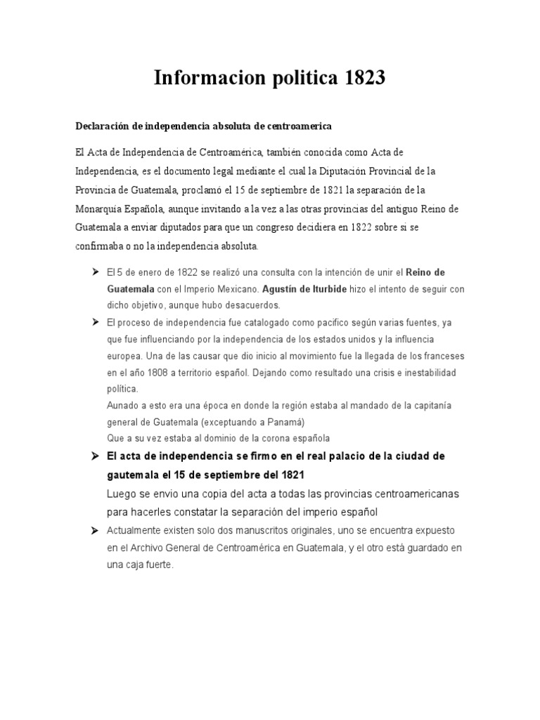 Aspectos Politicos | PDF | Centroamérica | America latina