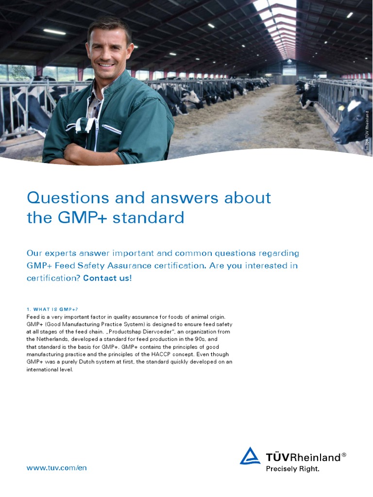Tuv Rheinland GMP Certification Faq en | PDF | Business