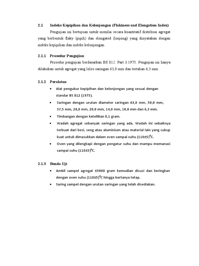 Indeks Kepipihan Dan Kelonjongan (Bab 2) | PDF