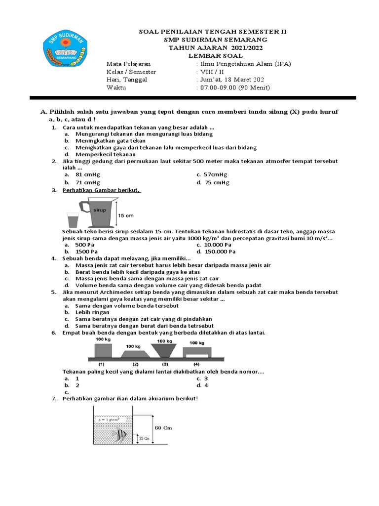 Soal PTS 2 Ipa Kelas 8 | PDF | Kajian Bahasa Asing | Seni