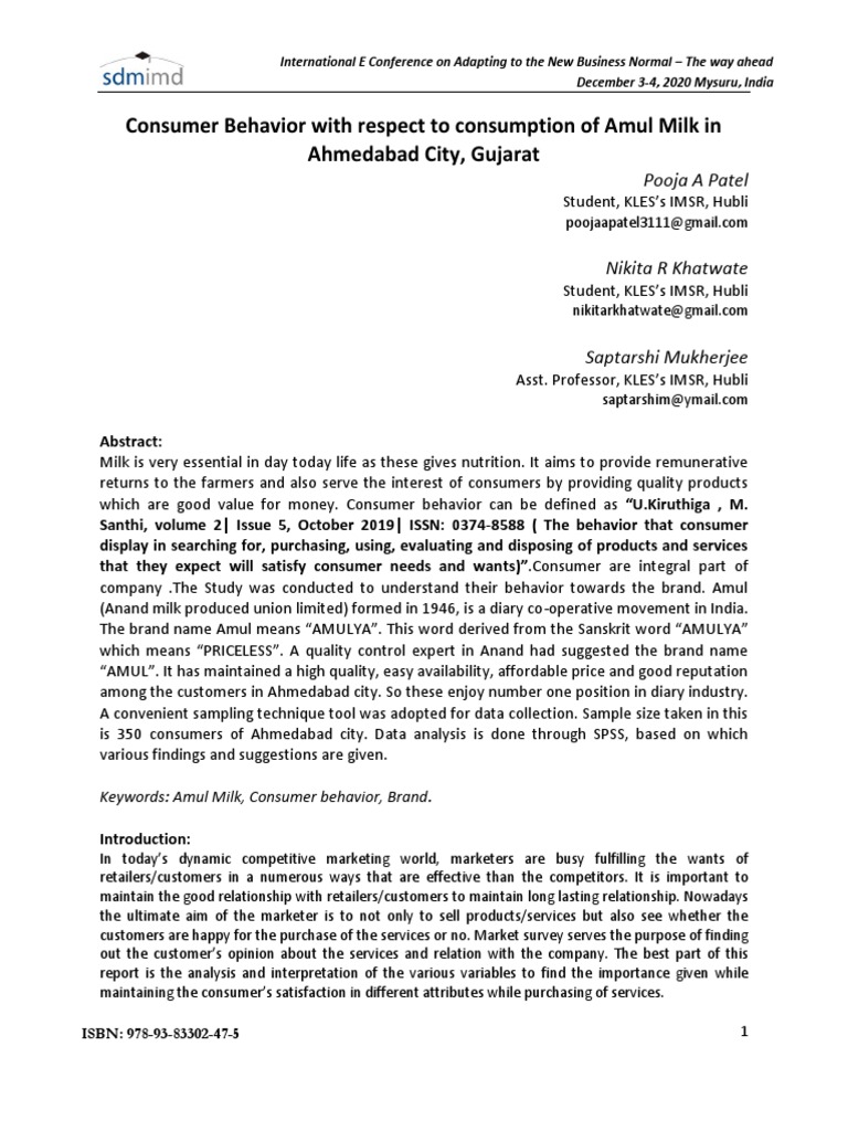 MR118 | PDF | Consumer Behaviour | Survey Methodology