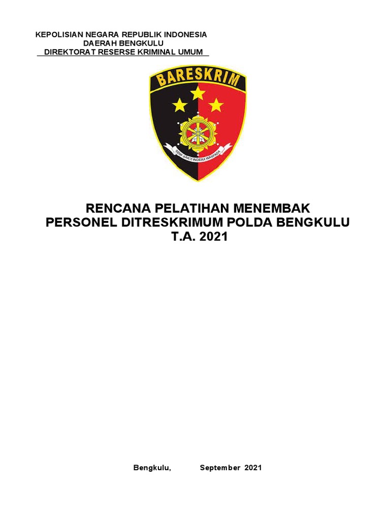 Laporan Hasil Pelaksanaan Menembak | PDF