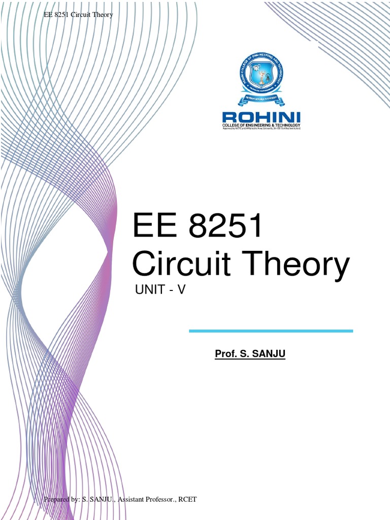 Unit V Resonance and Coupled Circuits | PDF | Inductor | Inductance