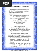 DepEd Division of Negros Oriental Hymn | PDF