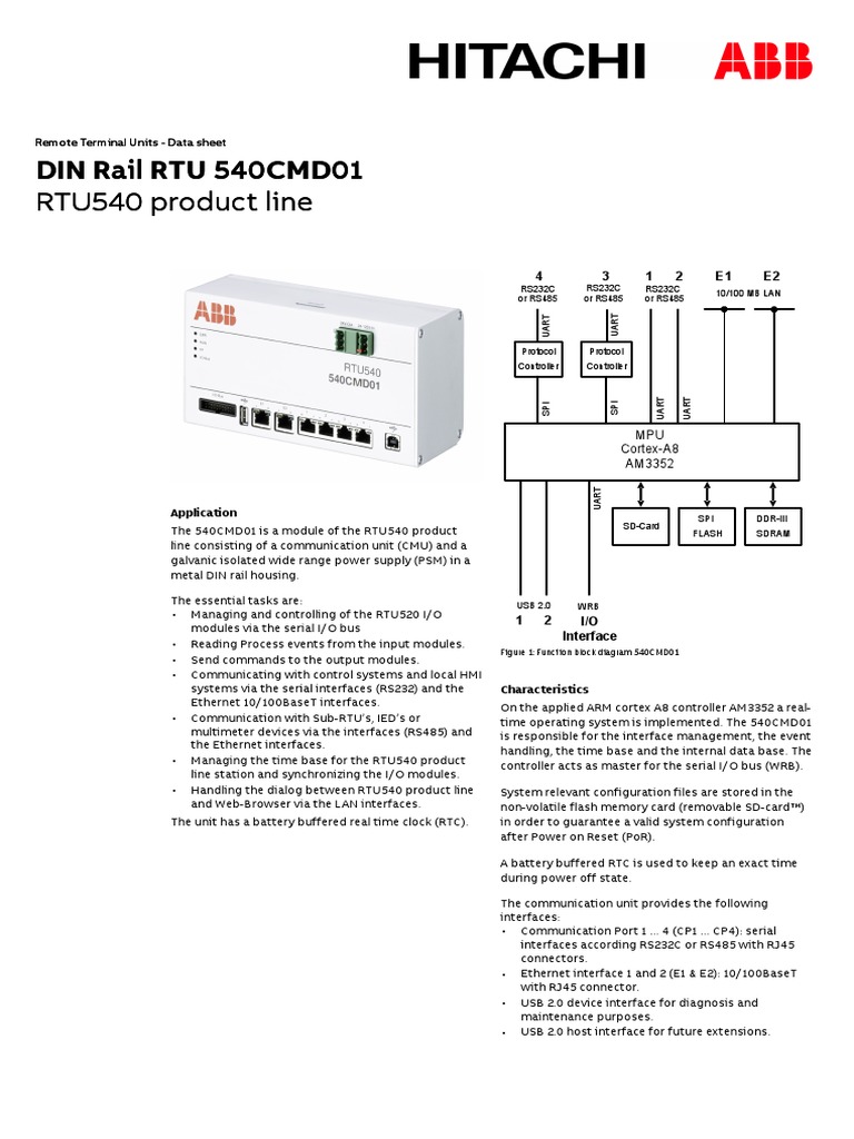 540CMD01 DS en | PDF | Usb | Power Supply