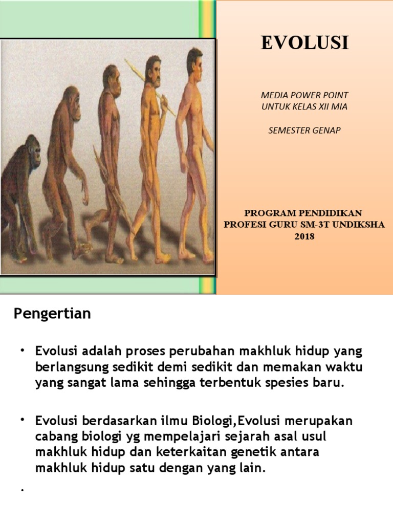 EVOLUSI | PDF | Ilmu Sosial