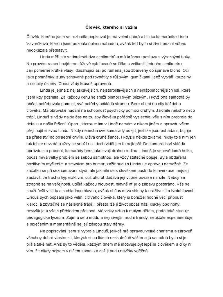 Slohová Práce | PDF