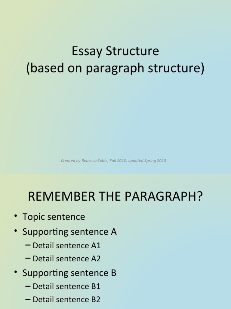 Essay Structure Introduction | Download Free PDF | English Language ...
