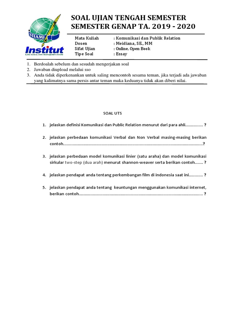 Uts Public Relation | PDF | Karier & Perkembangan | Ilmu Sosial