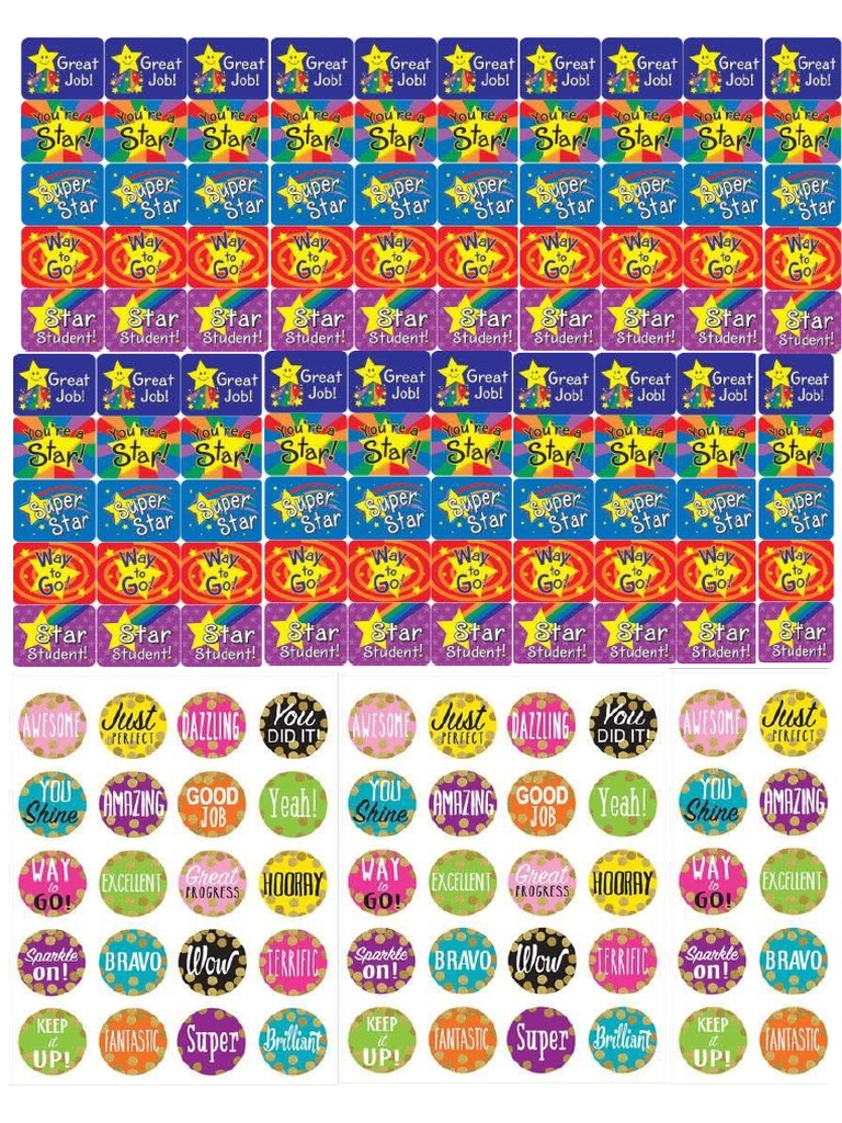 Reward Stickers | PDF