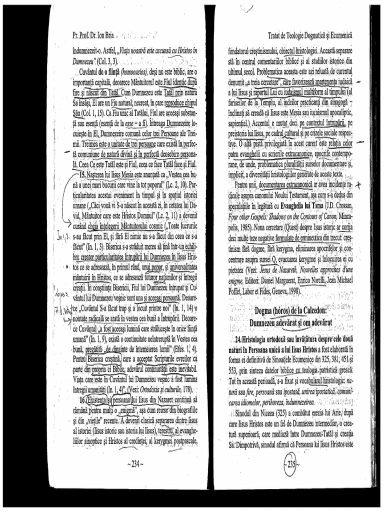 Dogma de La Calcedon - Pr. I. Bria (TTDE) | PDF