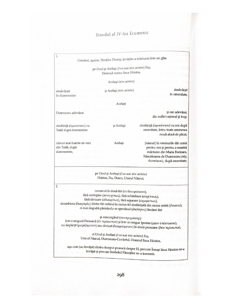 Text - Formula Dogmatica de La Calcedon | PDF