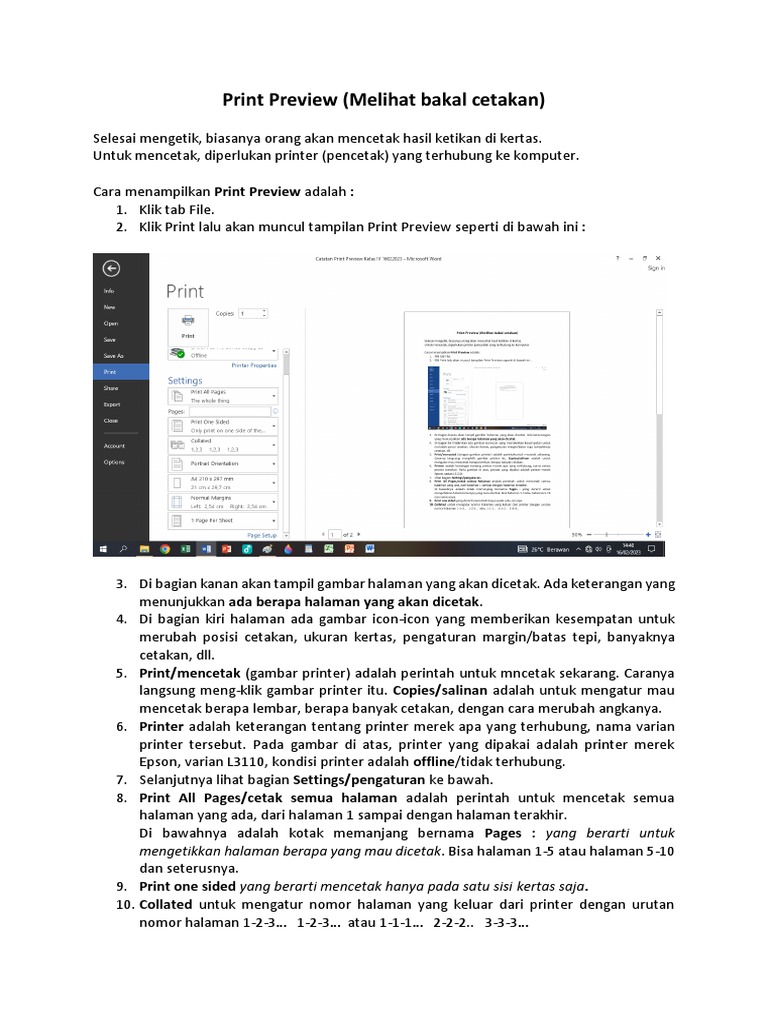 Catatan Print Preview Kelas IV 16022023 | PDF