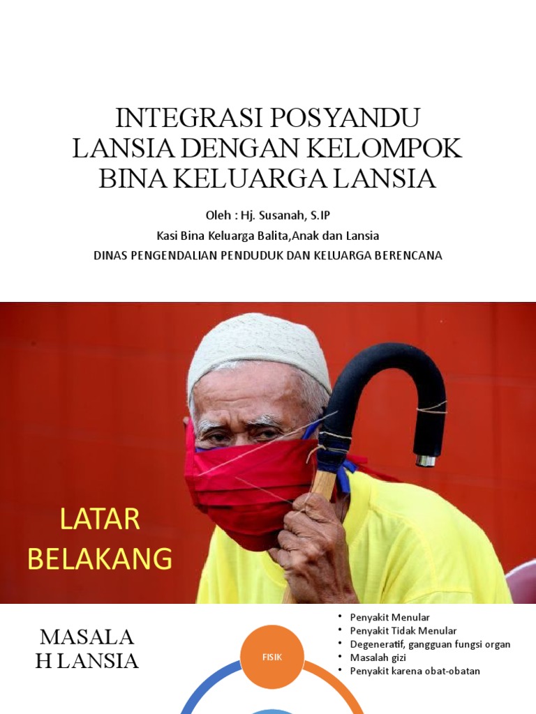 Integrasi Posyandu Lansia Dengan BKL | PDF | Pengembangan Diri