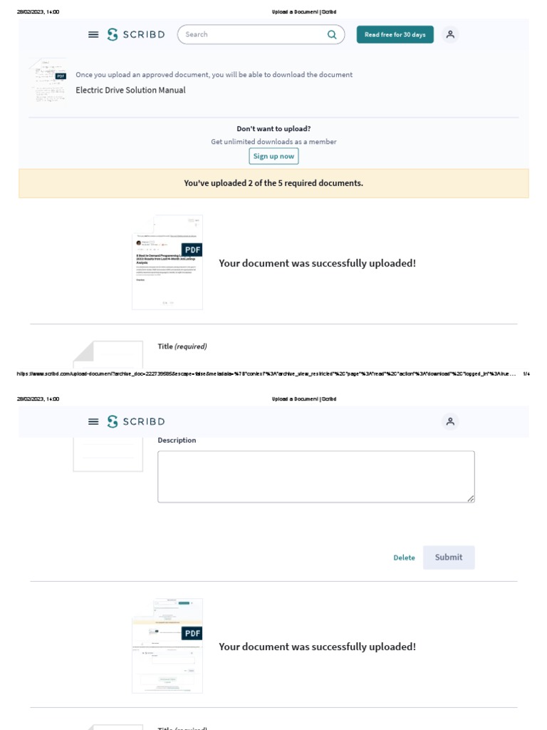 Upload A Document - Scribdsafad | PDF | Scribd | World Wide Web