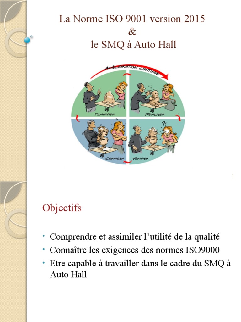 La Norme ISO 9001 Version 2015 | PDF | Système de management de la ...