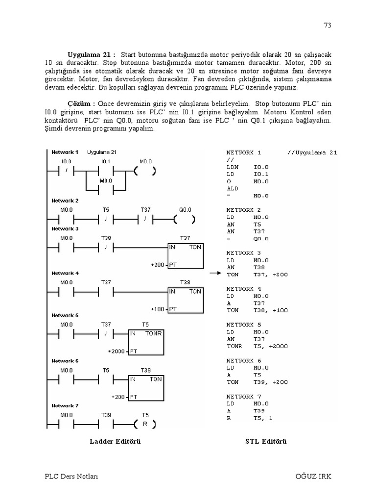 PLC Notları 5 | PDF