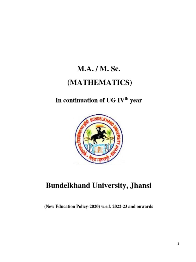 Nep MSC Maths | PDF | Ring (Mathematics) | Field (Mathematics)