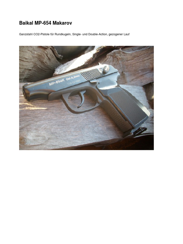 Baikal MP 654 Makarov | PDF
