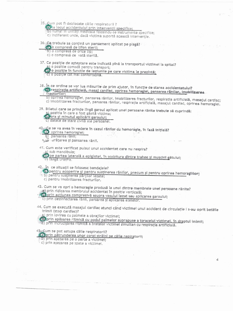 Masuri Prim Ajutor ... | PDF