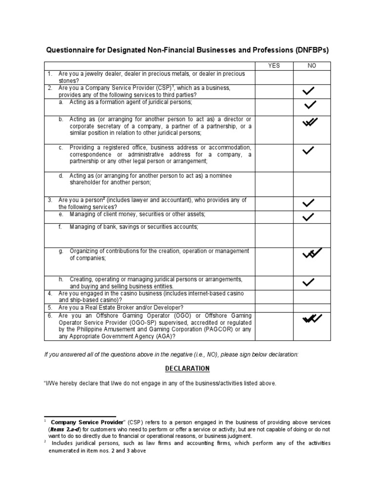 Questionnaire-for-Designated-Non-Financial-Businesses-and-Professions ...