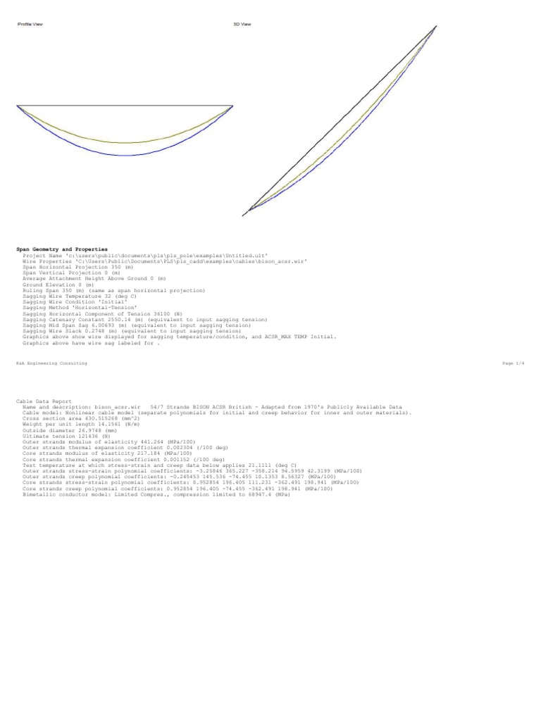 Stringing Chart | PDF | Wire | Creep (Deformation)