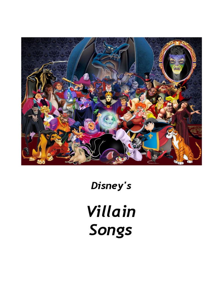 Disney Villain Songs Analysis | PDF