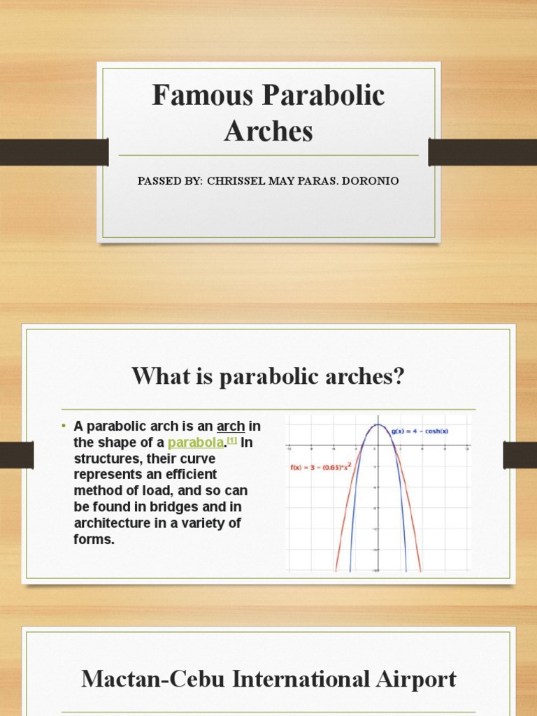 Famous Parabolic Arches - PPTX Adingggggggg | PDF | Philippines | Architectural Elements