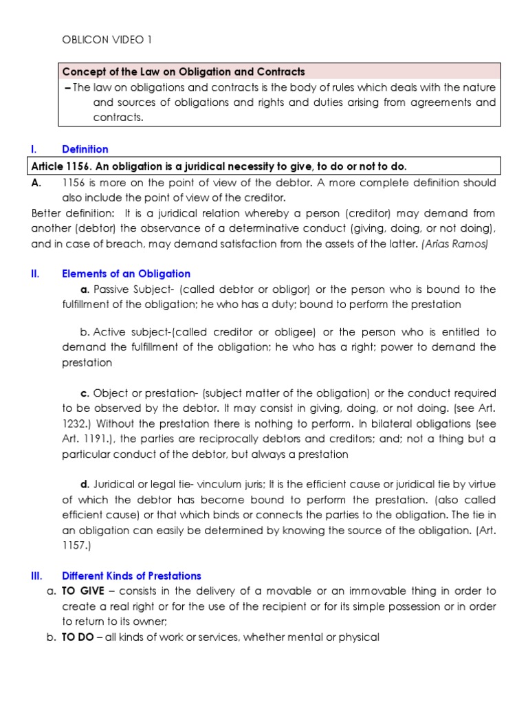 Oblicon | PDF | Law Of Obligations | Negligence