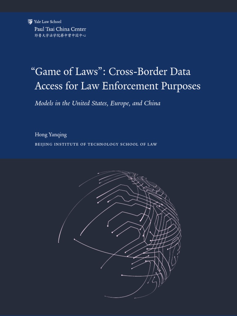 Game of Laws - Cross-Border Data | PDF | European Union | Police