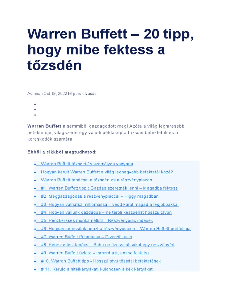 20 Tip Waren Buffet | PDF