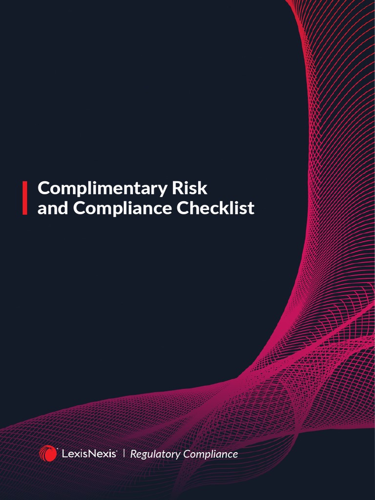 Risk and Compliance Checklist | PDF | Regulatory Compliance | Internal ...