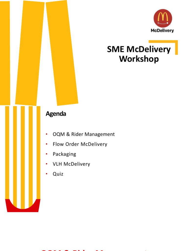 SME McDelivery Workshop | PDF