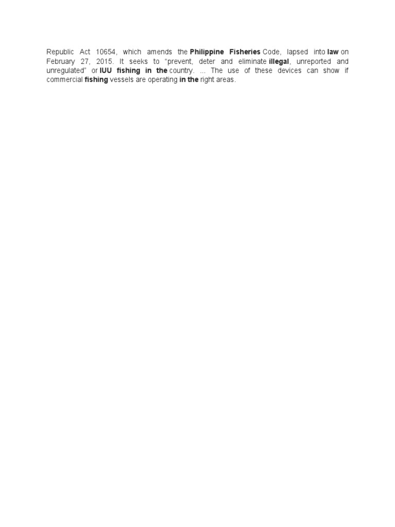 Republic Act 10654 | PDF
